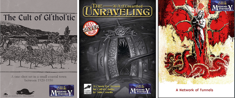 Chaosium - Miskatonic Monday - New Call of Cthulhu Releases from the ...